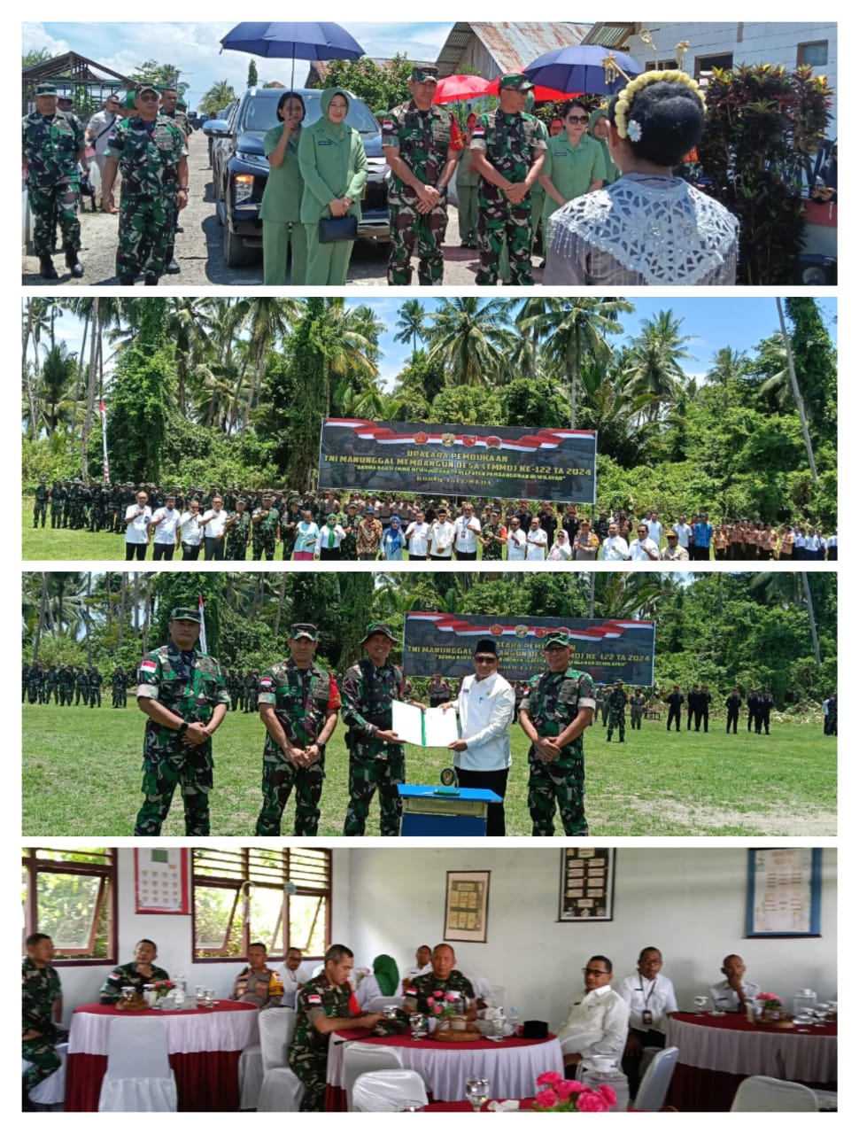 Danrem 152/Baabullah Dampingi Kapoksahli Pangdam XV/ Pattimura Pada Pembukaan TMMD Ke 122 Tahun ...