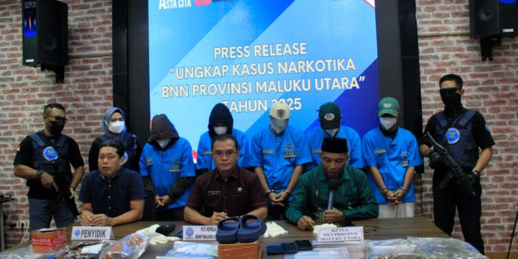 BNNP Malut Amankan Pekerja Tambang dan Residivis Narkotika – Publikmalutnews.com